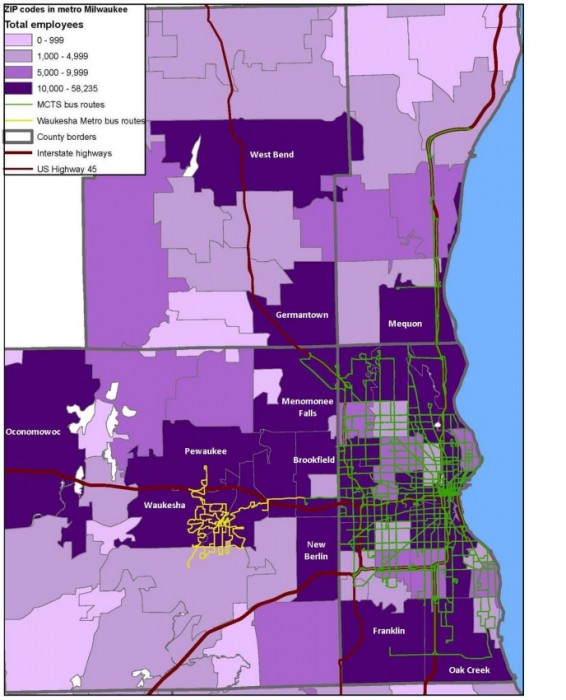 Getting to Work: Improving Transit Service to Suburban Milwaukee Job ...